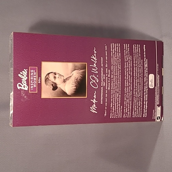 Mattel | Toys | Madam Cj Walker Barbie Inspiring Women Series Doll ...